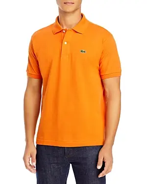 Lacoste Classic Cotton Pique Fashion Polo Shirt Fango