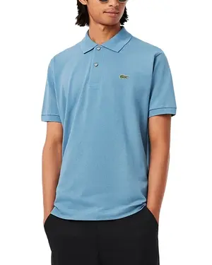Lacoste Classic Cotton Pique Fashion Polo Shirt Limestone