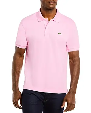 Lacoste Classic Cotton Pique Fashion Polo Shirt Pinkish