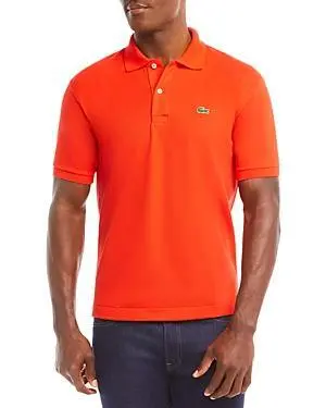 Lacoste Classic Cotton Pique Fashion Polo Shirt Red Current