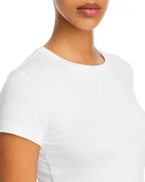 L'Agence Ressi Cap-sleeve Tee - White