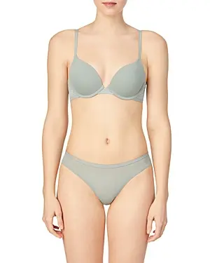 ON GOSSAMER Sleek Micro Push-up Bra Frosted Fig