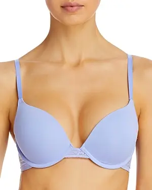 ON GOSSAMER Sleek Micro Push-up Bra Jacaranda
