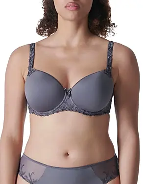 Simone Perele Andora 3d Molded Demi Bra Pink Grey