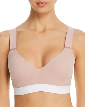 Natori Dynamic Convertible Medium-impact Sports Bra Rose/white