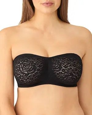 Wacoal Halo Strapless Lace Bra - Black