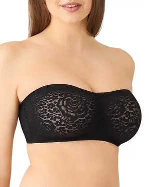 Wacoal Halo Strapless Lace Bra - Black