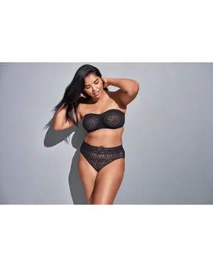 Wacoal Halo Strapless Lace Bra - Black