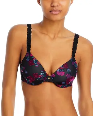 Natori Pure Luxe Full Fit Contour Bra Charm Print