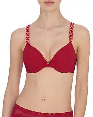Natori Pure Luxe Full Fit Contour Bra Chili/glow