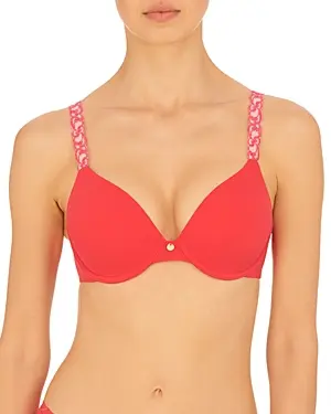Natori Pure Luxe Full Fit Contour Bra Hibiscus