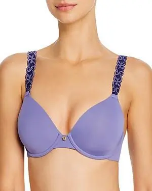 Natori Pure Luxe Full Fit Contour Bra Stonewash/dark Night
