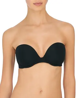 Natori Minimal Strapless Convertible Bra - Black