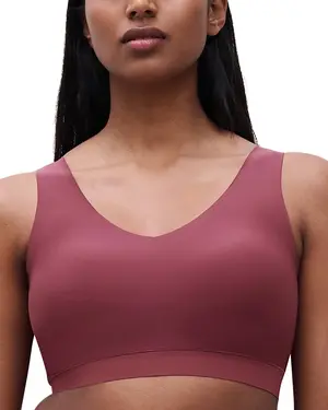 Chantelle Soft Stretch Wireless Padded V-neck Bra Sienna