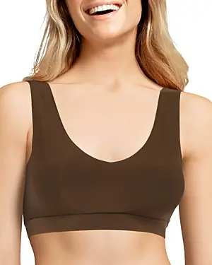 Chantelle Soft Stretch Wireless Padded V-neck Bra Walnut