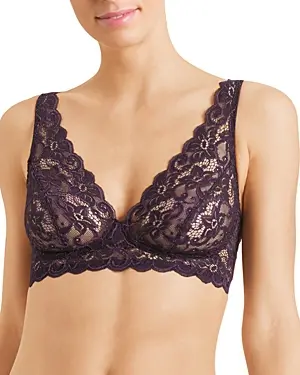 Hanro Luxury Moments All Lace Soft Cup Bra Alexandrit