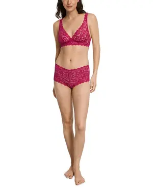 Hanro Luxury Moments All Lace Soft Cup Bra - Light Sangria