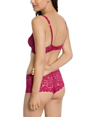 Hanro Luxury Moments All Lace Soft Cup Bra - Light Sangria