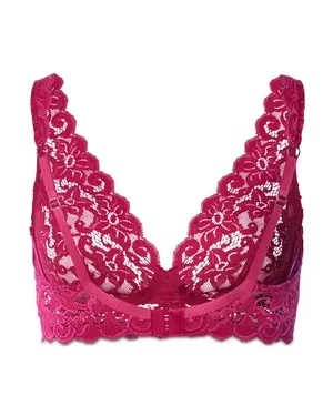 Hanro Luxury Moments All Lace Soft Cup Bra - Light Sangria