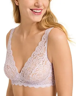 Hanro Luxury Moments All Lace Soft Cup Bra Lupine Love