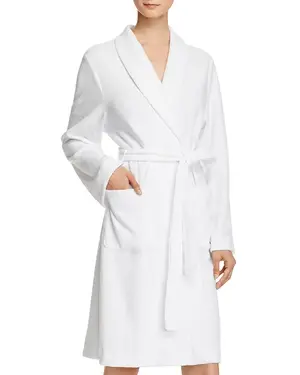 Hanro Plush Wrap Robe - White