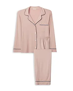 Eberjey Gisele Tencel Modal Long Pj Set Artisinal Pink