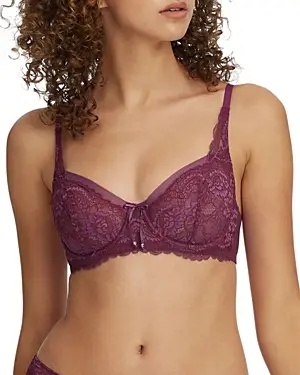 SKARLETT BLUE Minx Lace Balconette Bra Grappa/red