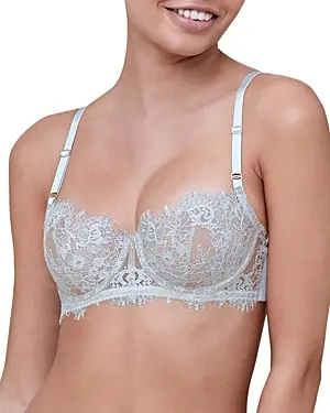 SKARLETT BLUE Entice Lace Balconette Bra Constellation/nylon