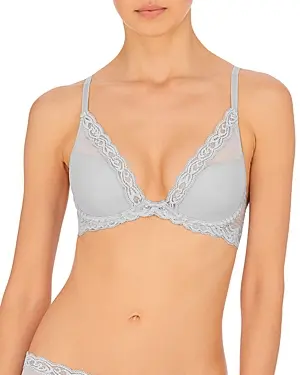 Natori Feathers Contour Plunge Bra Rainy