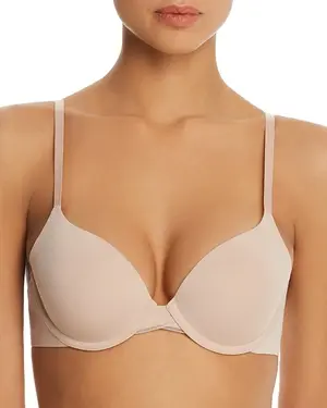 ON GOSSAMER Sleek Micro Convertible T-shirt Bra - Champagne