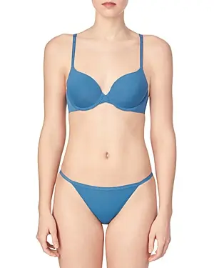 ON GOSSAMER Sleek Micro Convertible T-shirt Bra Deep Stream