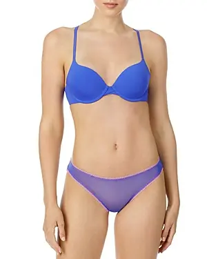 ON GOSSAMER Sleek Micro Convertible T-shirt Bra Ocean Blue