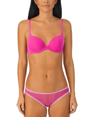 ON GOSSAMER Sleek Micro Convertible T-shirt Bra Rose Violet