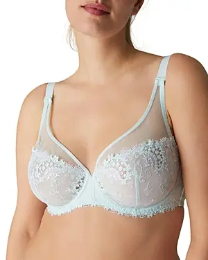 Simone Perele Wish Sheer Plunge Bra Sea Green