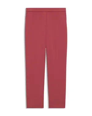 Theory Admiral Crepe Treeca Pull-on Pant - Deep Rose