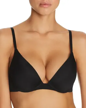 SKARLETT BLUE Breathless Plunge Push Up T-shirt Bra - Black