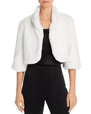 Women's Faux Fur Shrug