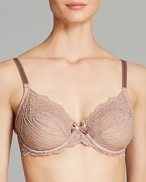 Chantelle Rive Gauche Full Coverage Unlined Bra Pink/hazelnut
