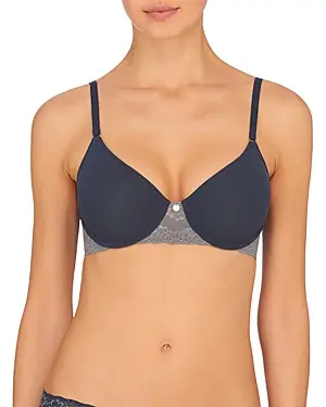 Natori Bliss Perfection All Day Underwire Contour Bra Ash Navy/anchor