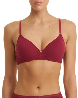 Natori NATORI Bliss Perfection Underwire Contour Bra Deep Rouge