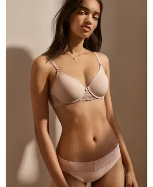 Natori Bliss Perfection Underwire Contour Bra - Light Mocha