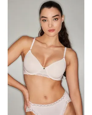 Natori Bliss Perfection Underwire Contour Bra - Light Mocha