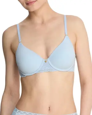 Natori Bliss Perfection All Day Underwire Contour Bra Misty Blue