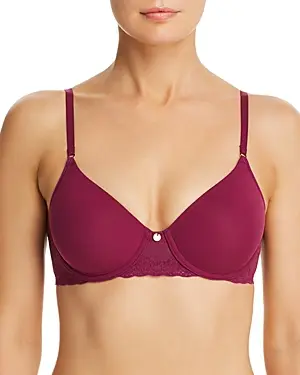 Natori Bliss Perfection All Day Underwire Contour Bra Mulberry Purple