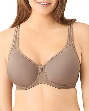 Wacoal Basic Beauty Full-figure Spacer Underwire T-shirt Bra Deep Taupe