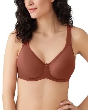 Wacoal Basic Beauty Full-figure Spacer Underwire T-shirt Bra Henna