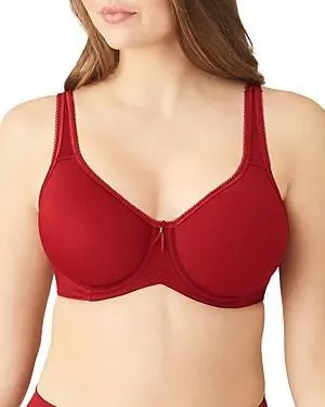 Wacoal Basic Beauty Full-figure Spacer Underwire T-shirt Bra Rio Red