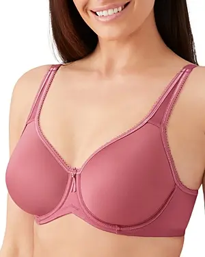 Wacoal Basic Beauty Full-figure Spacer Underwire T-shirt Bra Rose Wine