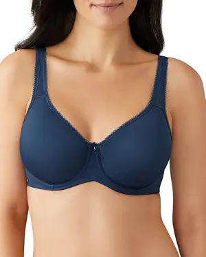 Wacoal Basic Beauty Full-figure Spacer Underwire T-shirt Bra Sargasso Sea