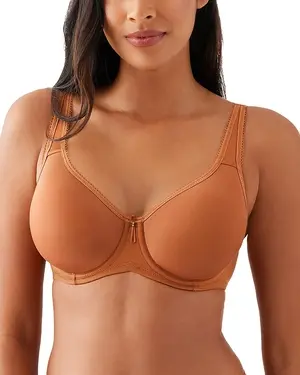 Wacoal Basic Beauty Full-figure Spacer Underwire T-shirt Bra - Sierra